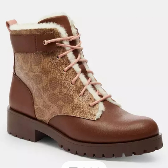 Coach | Shoes | New Lorraine Bootie In Signature Canvas Size 6 Vintage ...